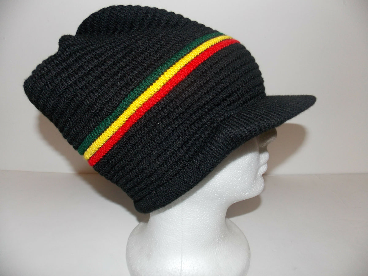 Rasta Hats with Peaks — Made in Jamaica ltd